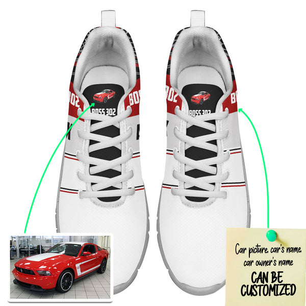Personalized Car Racing Series Sneakers - TrendySweety