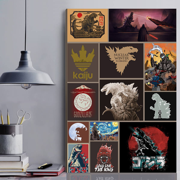 Godzilla Canvas Wall Art (New Version) - TrendySweety
