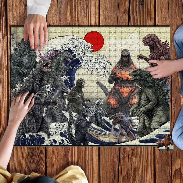 Godzilla Collection Wooden Jigsaw Puzzles v.2 - TrendySweety